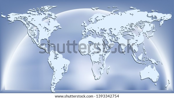 Blue World Background Abstract Worl Maps Stock Vector (Royalty Free ...