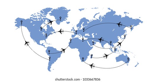 3,288 Globe flight path Images, Stock Photos & Vectors | Shutterstock