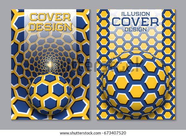 Blue Yellow Color Scheme Book Cover Stock Vector (Royalty Free) 673407520