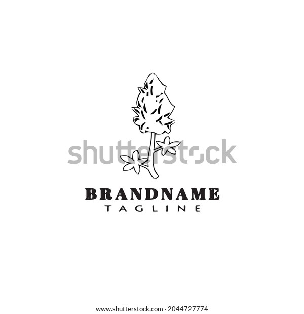 Bluebonnet Logo Cartoon Icon Design Template Stock Vector (Royalty Free ...