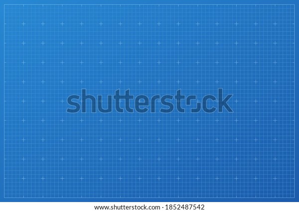 Blueprint Background Blue Paper Print White Stock Vector (Royalty Free ...