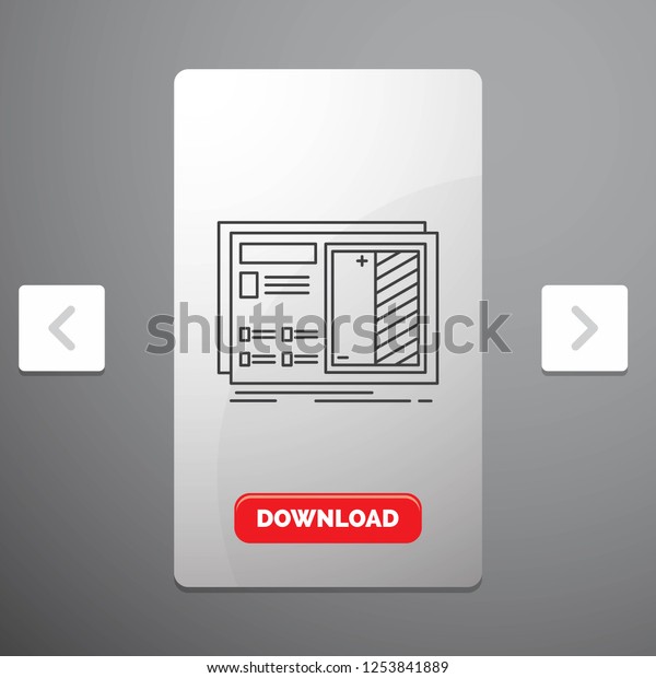 Blueprint Design Drawing Plan Prototype Line Stock Vector (Royalty Free ...