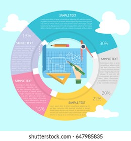 Blueprint Infographic Stock Vector (Royalty Free) 647985835 | Shutterstock