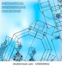 Blueprint Sketch Vector Engineering Illustration Cover Stock Vector ...