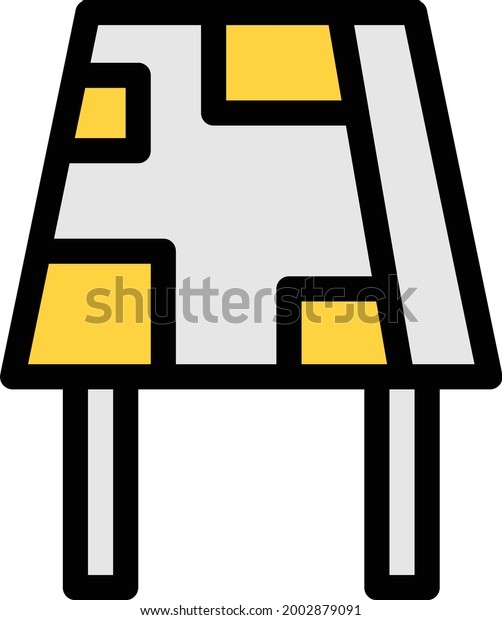 Vektor Stok Blueprint White Backgroundblueprint Symbol ...
