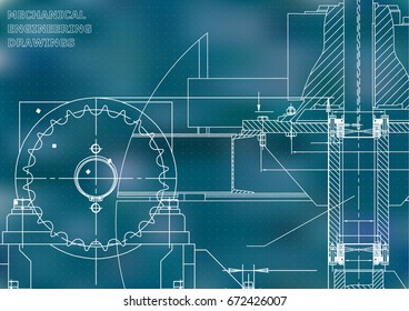 Blueprints Engineering Backgrounds Mechanical Engineering Drawings ...