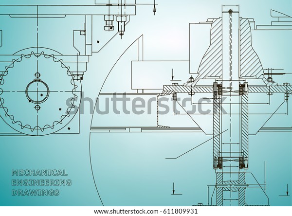 Blueprints Engineering Backgrounds Mechanical Engineering Drawings ...