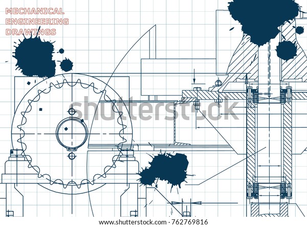 Blueprints Engineering Backgrounds Mechanical Engineering Drawings ...