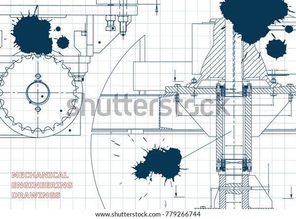 Blueprints Engineering Backgrounds Mechanical Engineering Drawings ...