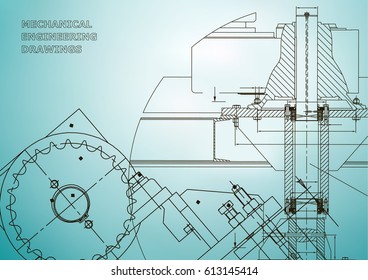 Blueprints Mechanical Drawings Engineering Illustrations Technical ...