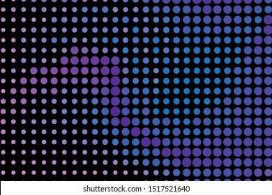 Bluepurple Dotted Panel Halftone Background Digital Stock Vector ...