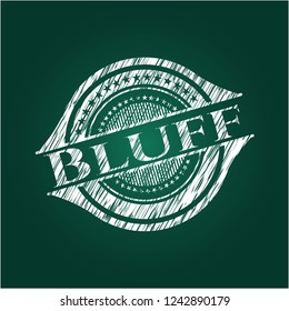 Bluff Written On Blackboard Stock Vector (Royalty Free) 1242890179 ...