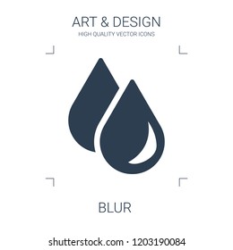 Blur Icon High Quality Filled Blur Stock Vector (Royalty Free ...