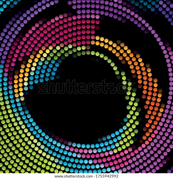 Blurry Background Circle Grid Vector Abstract Stock Vector (Royalty ...