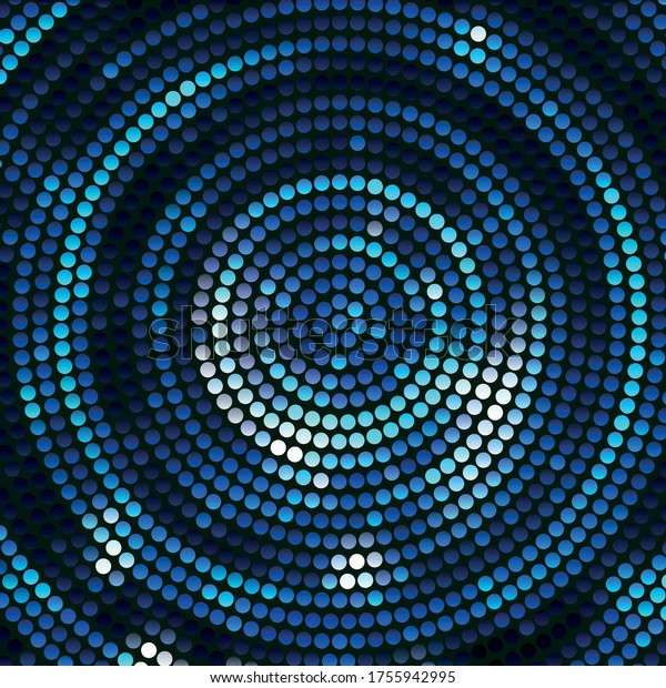 Blurry Background Circle Grid Vector Abstract Stock Vector (Royalty ...