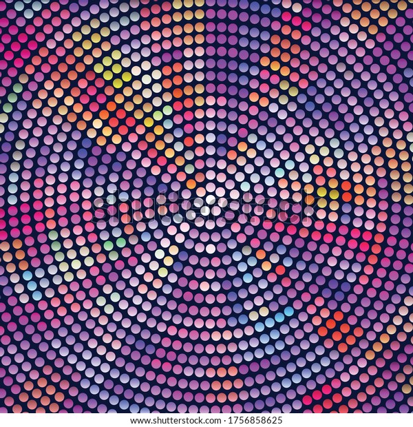 Blurry Background Circle Grid Vector Abstract Stock Vector (Royalty ...