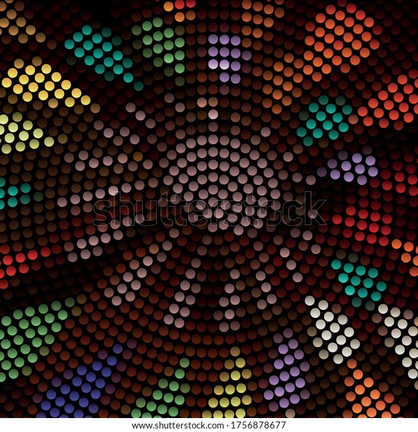 Blurry Background Circle Grid Vector Abstract Stock Vector (Royalty ...