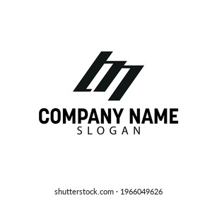 Bm Construction Building Logo Design Stock Vector (Royalty Free ...