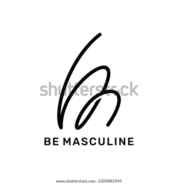 Bm Mb Initials Letter Signature Script Stock Vector (Royalty Free ...