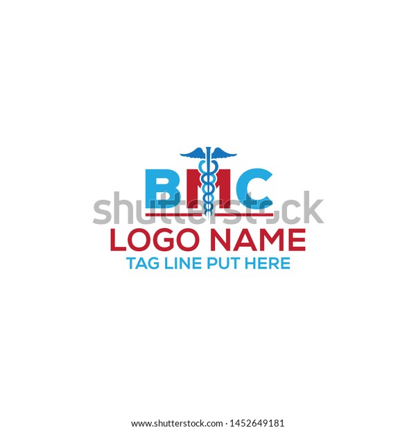 Bmc Letter Logoidentity Design Use Medicalhealth Stock Vector (Royalty ...