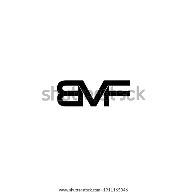 bmf 문자 원본 모노그램 로고 스톡 벡터(로열티 프리) 1911165046 | Shutterstock