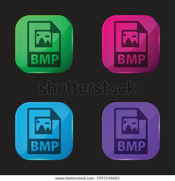 Bmp File Format Symbol Four Color: เวกเตอร์สต็อก (ปลอดค่าลิขสิทธิ์ ...