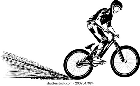 630 Bmx outline Images, Stock Photos & Vectors | Shutterstock