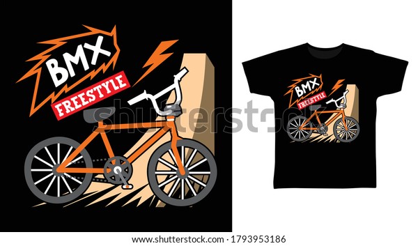Bmx Freestyle Design Vector Illustration Ready Stock Vector (Royalty ...