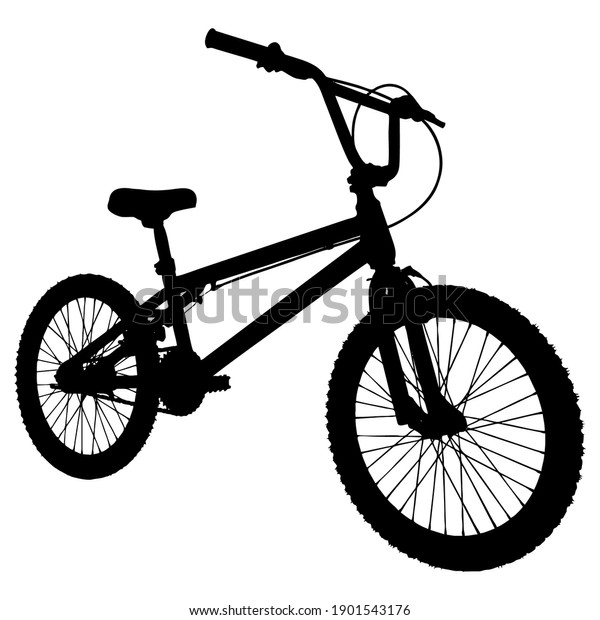 Vektor Stok Bmx Silhouette Bmx Vector Black (Tanpa Royalti) 1901543176 ...
