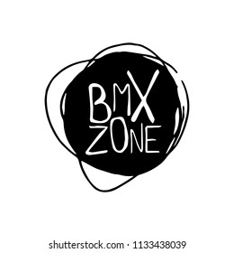 Bmx Zone Label Stock Vector (Royalty Free) 1133438039 | Shutterstock