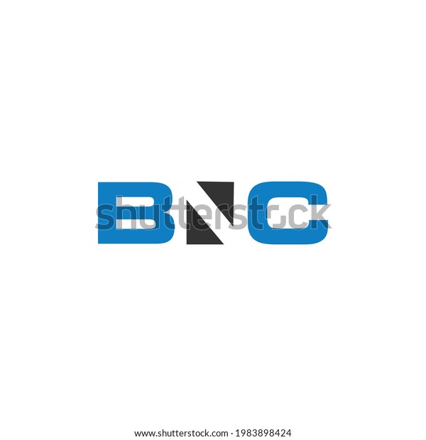 Bnc Letter Logo Design Vector Stock Vector (Royalty Free) 1983898424 ...