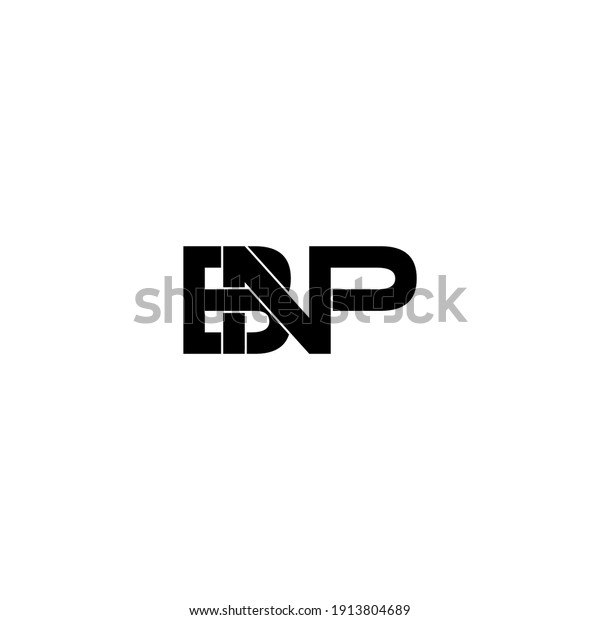 Bnp Letter Original Monogram Logo Design Stock Vector (Royalty Free ...