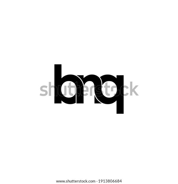 Bnq Letter Original Monogram Logo Design Stock Vector (Royalty Free ...