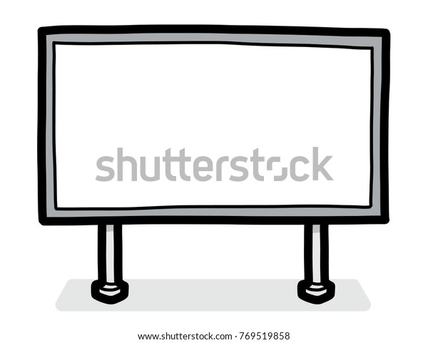 Board Cartoon Vector Illustration Hand Drawn Stock Vector (Royalty Free ...