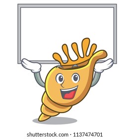 Angry Exotic Shell Mascot Cartoon Stock Vector (Royalty Free ...
