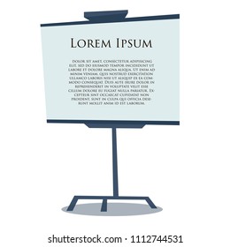 Board Presentation Vector Illustration Isolated On Stock Vector ...