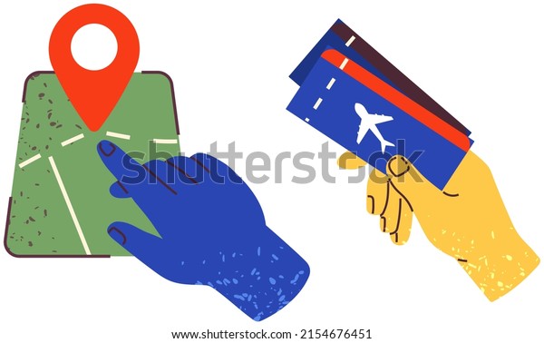 Boarding Pass Admission Plane Map Area: เวกเตอร์สต็อก (ปลอดค่าลิขสิทธิ์ ...