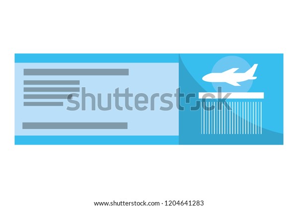 Boarding Pass Cartoon Stock Vector (Royalty Free) 1204641283 | Shutterstock