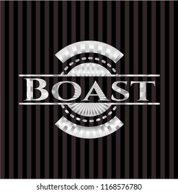 Boast Silver Badge Emblem Stock Vector (Royalty Free) 1168576780 ...