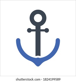 Boat Anchor Icon Vector Graphics Stock Vector (Royalty Free) 1824199589 ...