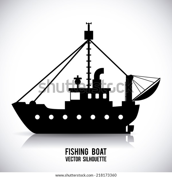 Boat Graphic Design Vector Illustration Stock Vector (Royalty Free ...