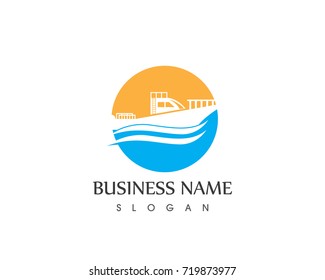 Motor Boat Logo Design Template Stock Vector (Royalty Free) 1008784300 ...