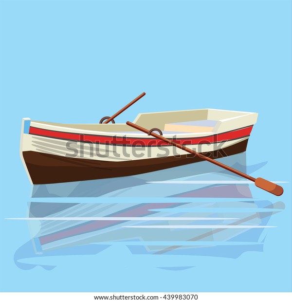 Boat Paddle Banner Vector Illustration Stock Vector (Royalty Free ...