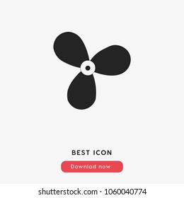 Boat Propeller Sign Icon Vector Ship Stock Vector (Royalty Free ...