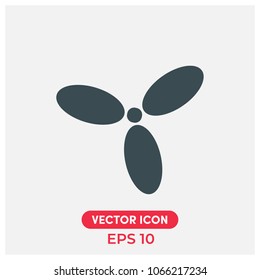 Boat Propeller Sign Icon Vector Ship Stock Vector (Royalty Free ...