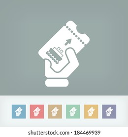 Boat Ticket Stock Vector (Royalty Free) 184469939 | Shutterstock