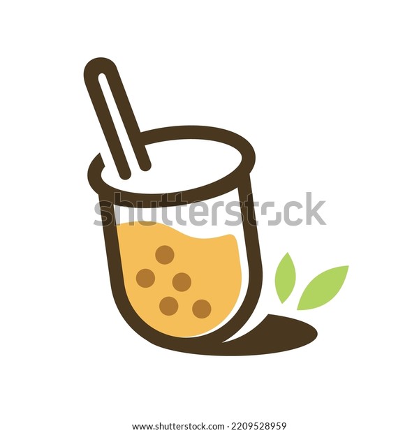 Boba Simple Isolated Vector Design Stock Vector (Royalty Free ...