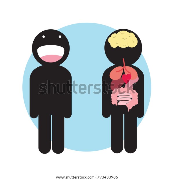 Body Anatomy Chart Skeletal Cartoon Style: เวกเตอร์สต็อก (ปลอดค่า ...