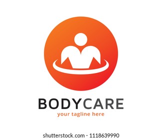 Body Care Logo Design Template Stock Vector (Royalty Free) 1118639990 ...