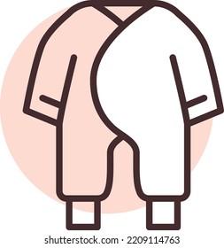 Body Clothes Illustration Vector On White Stock Vector (Royalty Free ...